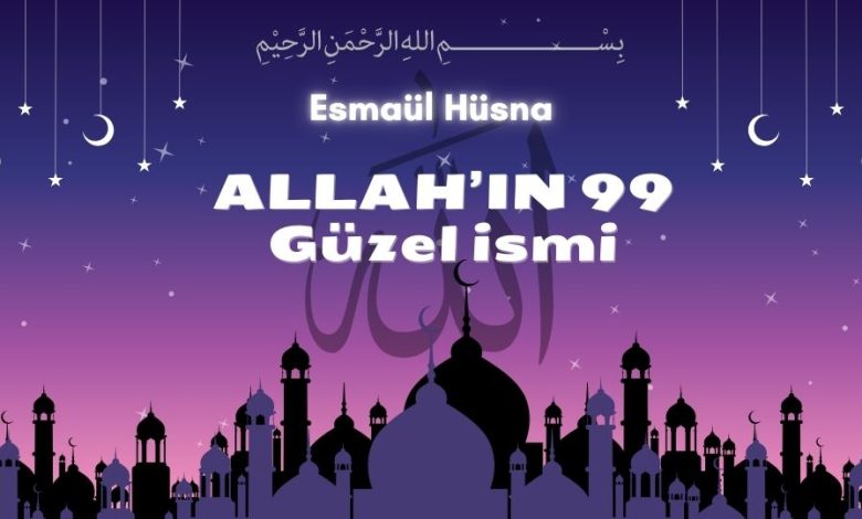 ALLAH'ın 99 ismi Alfabetik Sıralı